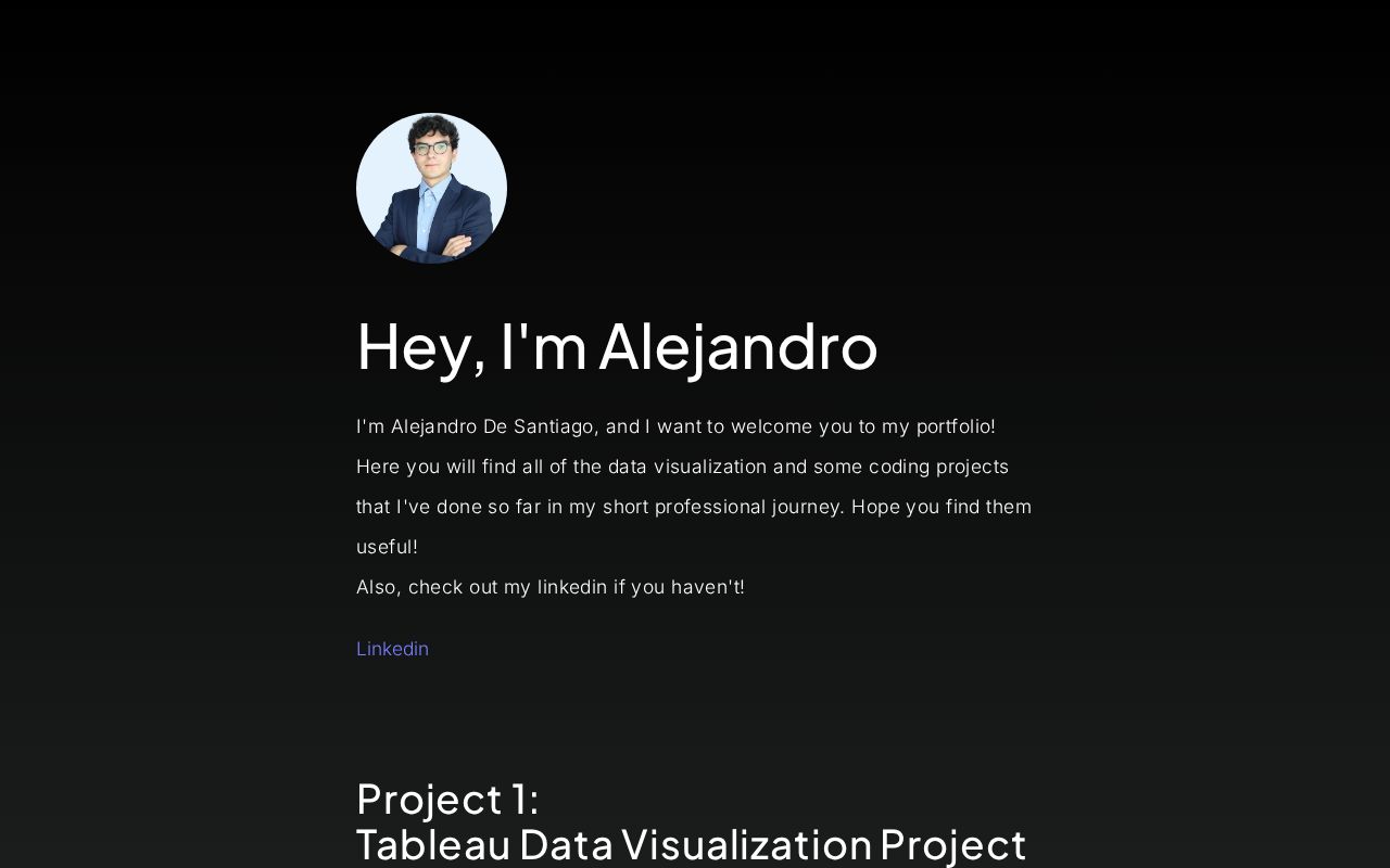 Alejandro De Santiago Portfolio